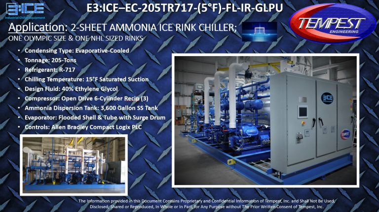 Ice Rink Chiller - Tempest Refrigeration | Ammonia & HFC | Ice Plant ...